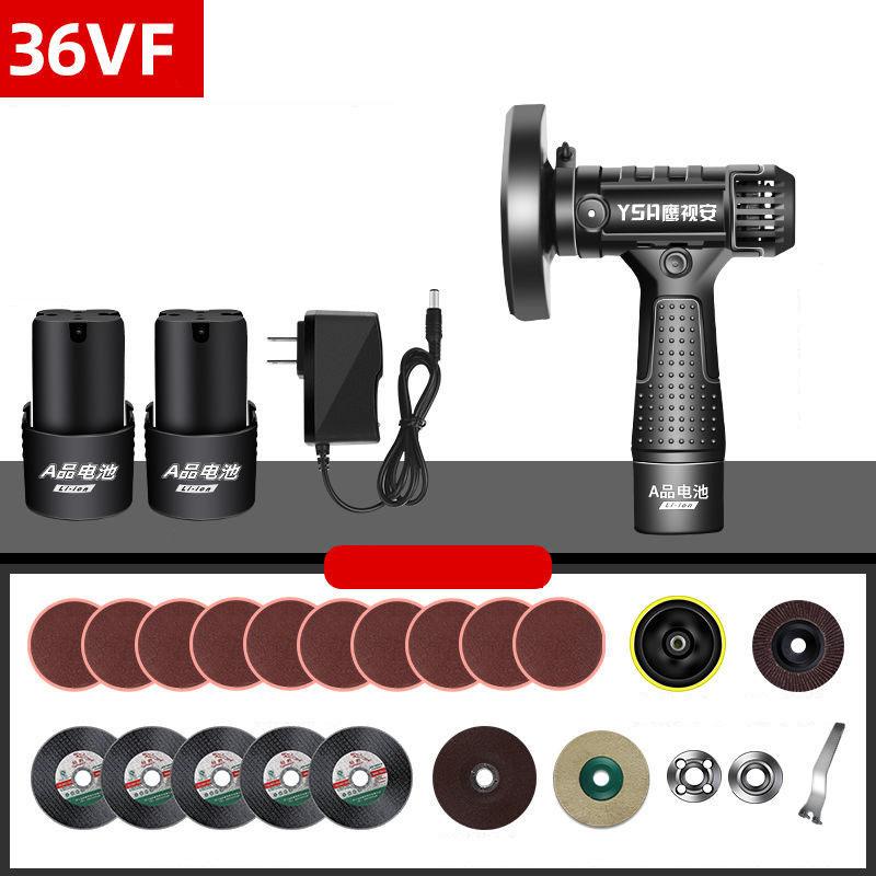 Buy 36VF 1200W Luxury Cordless Angle Grinder Set Electric Grinder ...