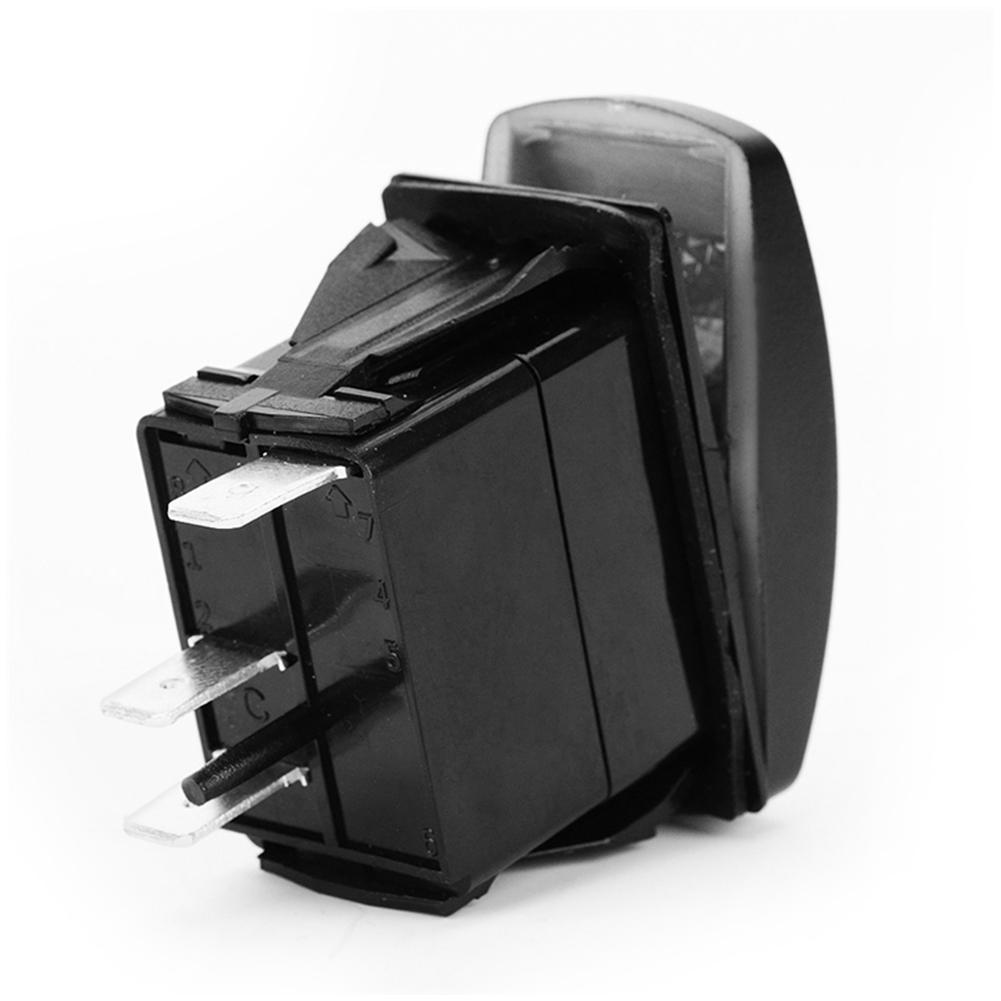 Buy LED Backlit HORN On Off Rocker Switch 3-Pin SPST Waterproof for Car ...