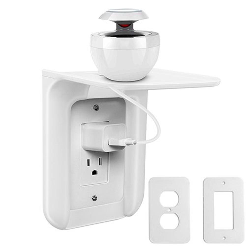 Wall Outlet Shelf Power Perch Charging Home Speaker Cell Phones Storage ...