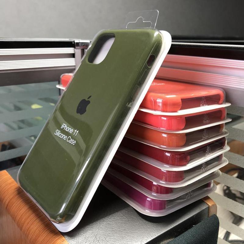 Buy Shockproof Liquid Silicone Case For iPhone 11 12 13 Pro Max 12Mini ...