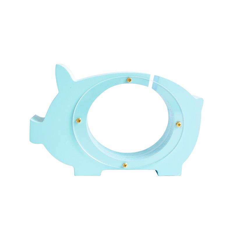 Buy Cute Animal Wooden Money Box Wood Animal Money Boxes Coin Piggy ...