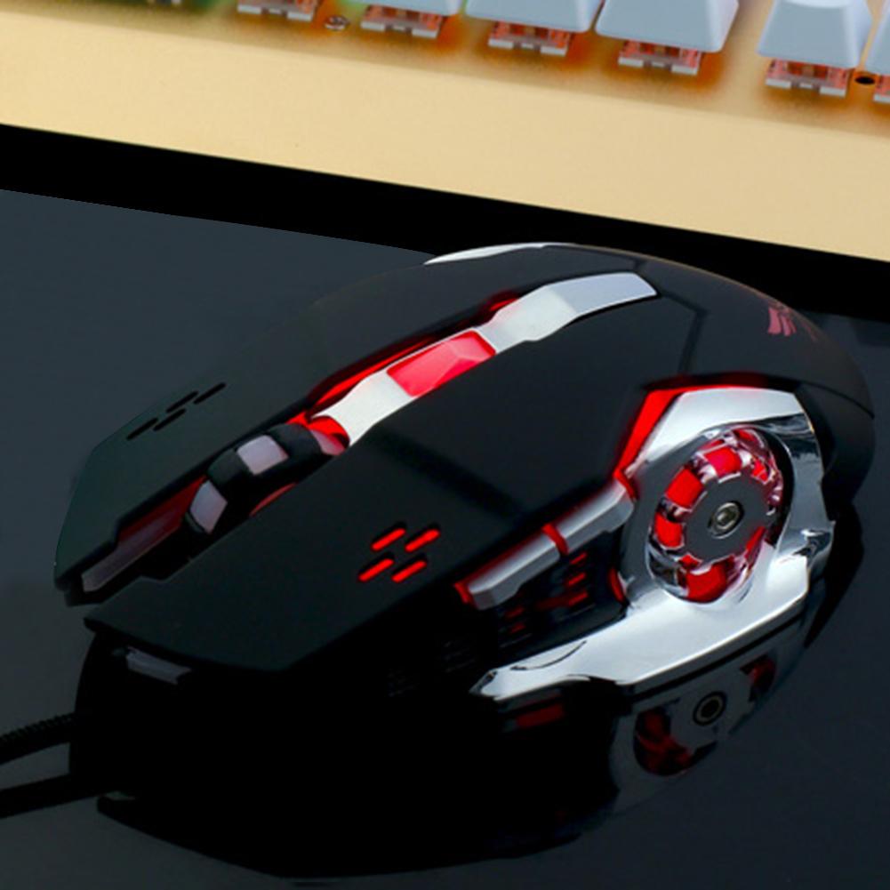 Buy ZERODATE G11 Wired 6 Buttons 3200DPI RGB Backlight Gaming Optical ...