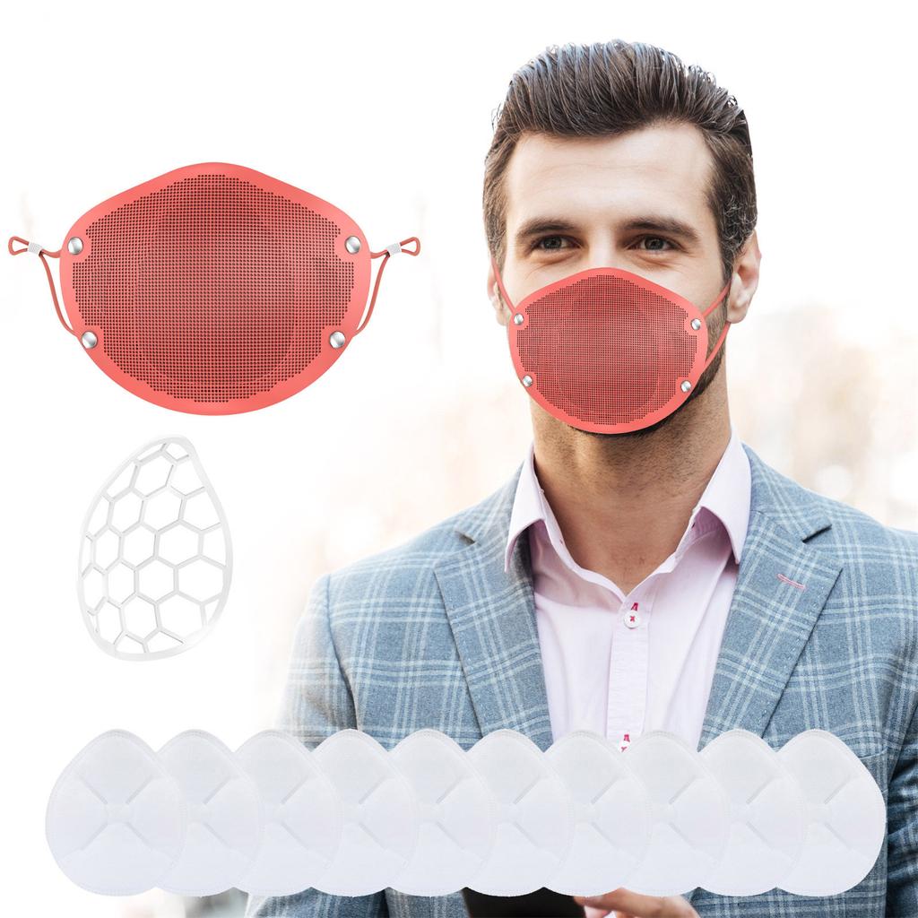 Buy Reusable Protective Silicone Face Mask Unisex Haze Mouth With ...