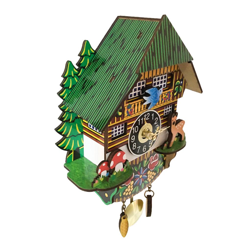 Buy Handcraft Clocks Carving Wall Retro Timer Cuckoo Home Decor Swing ...