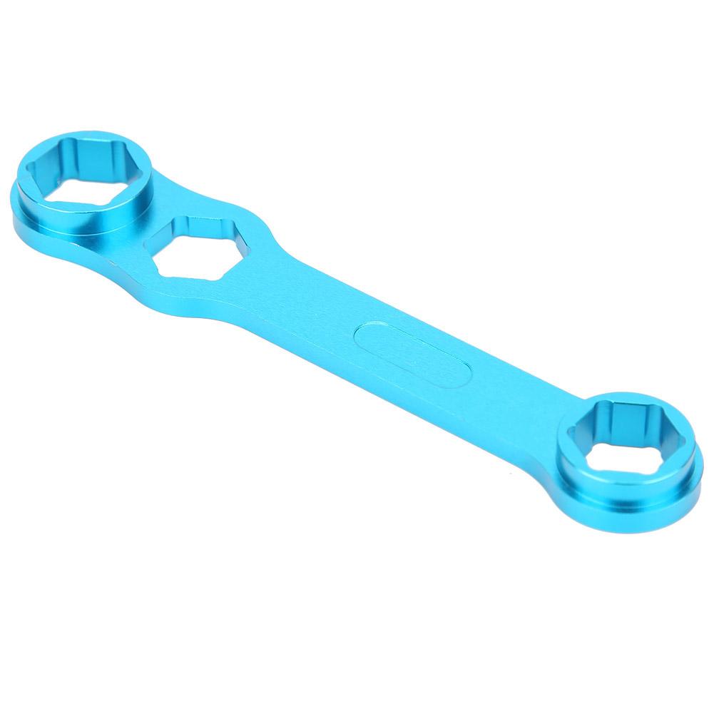 DIY Casting Fishing Reel Wrench Blue Aluminium Alloy Spanner Repairing ...