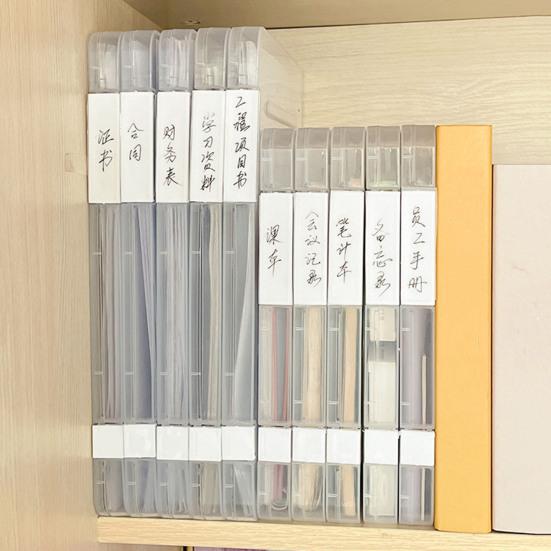 Buy Yousheng File Storage Box Easy Identification Clear File Storage ...