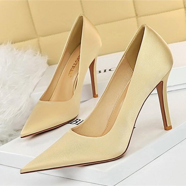 Buy BIGTREE Women's Shoes Stylish Simplicity Overheight with Stilettos ...