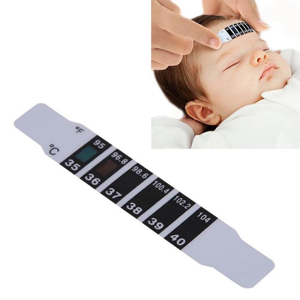 Buy Baby Kids Forehead Strip Head Thermometer Fever Body Temperature ...