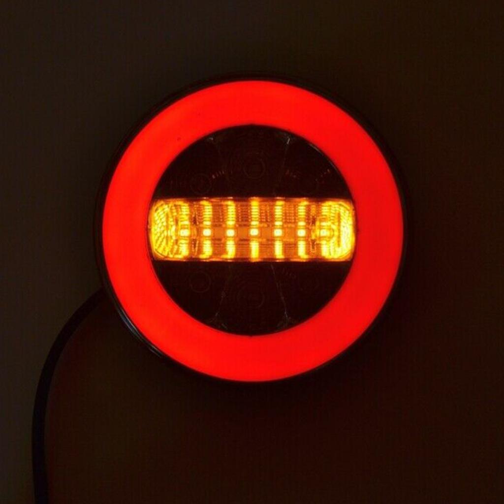 Cheap IDH 1x 12V/24V Rear Neon Glow LED Hamburger Tail Light Lamp ...