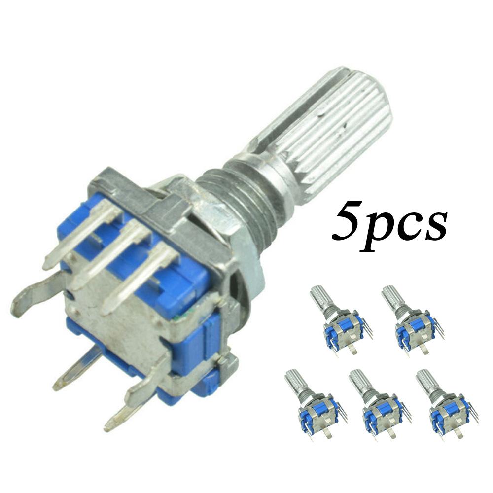 Buy 5pcs Rotary Encoders With Switches EC11 Audio Digital Potentiometer ...