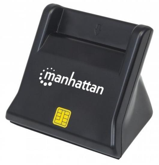 Buy Manhattan 102025 Usb 2.0 Black Smart Card Reader at affordable ...