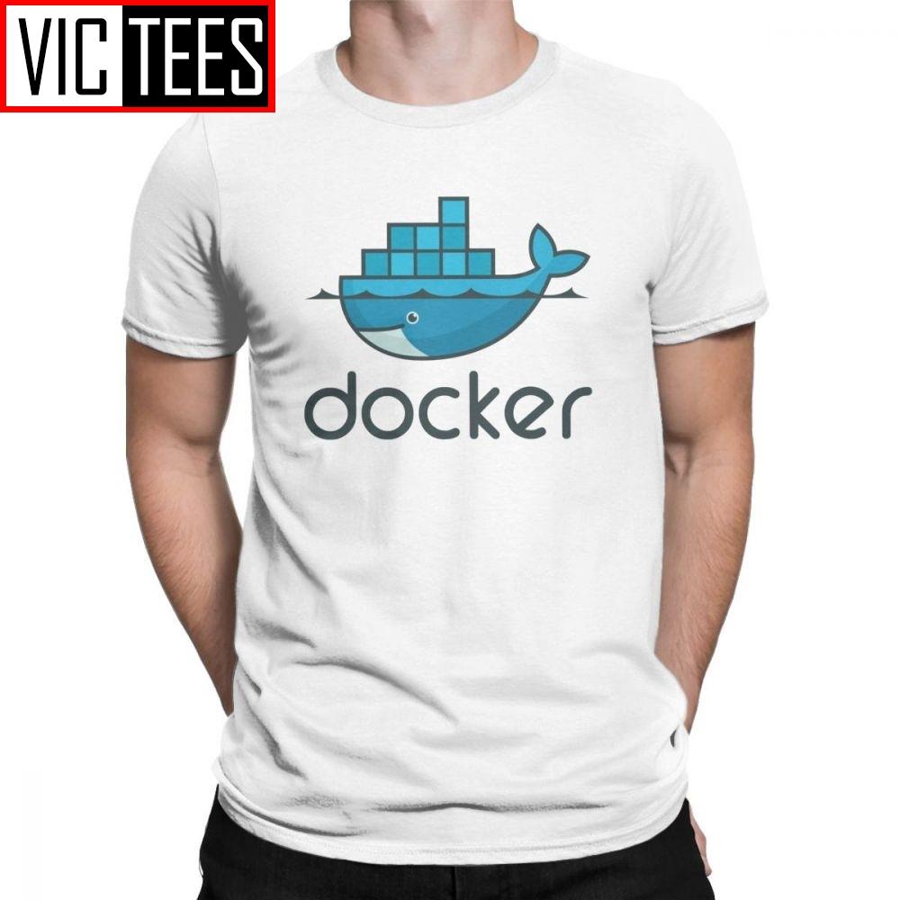Satın alın Men T-Shirts Docker Devops Container Development Novelty ...