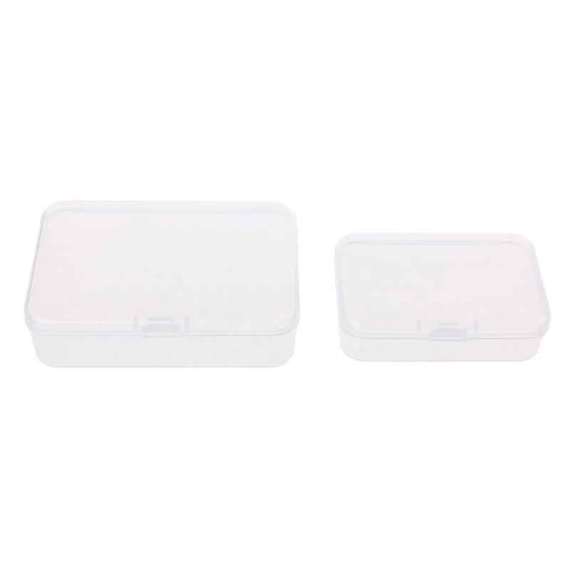 Buy Small Transparent Plastic Storage Boxs Clear Square Multipurpose ...
