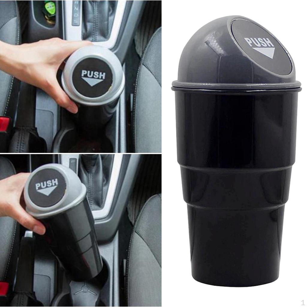 Buy Auto Car Garbage Holder Rubbish Bin Dust Case Wastebasket Trash Can ...