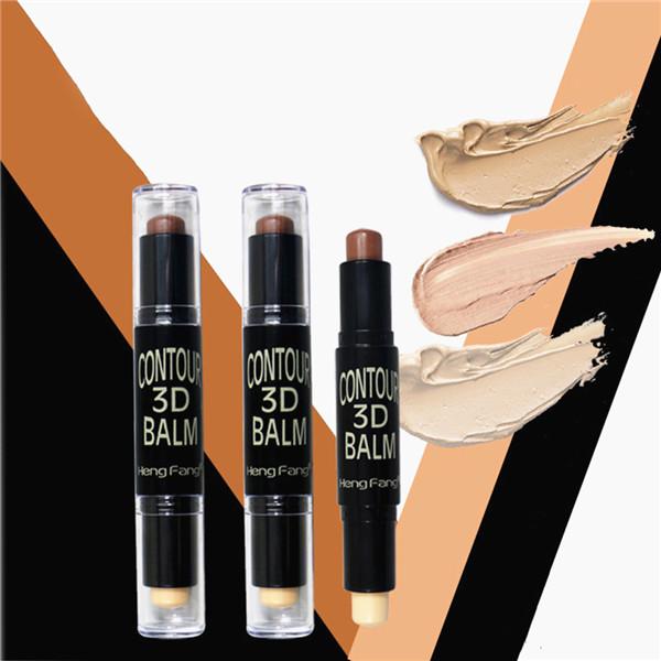 Double-Head Concealer Stick Three-Dimensional High-Gloss Brightening ...