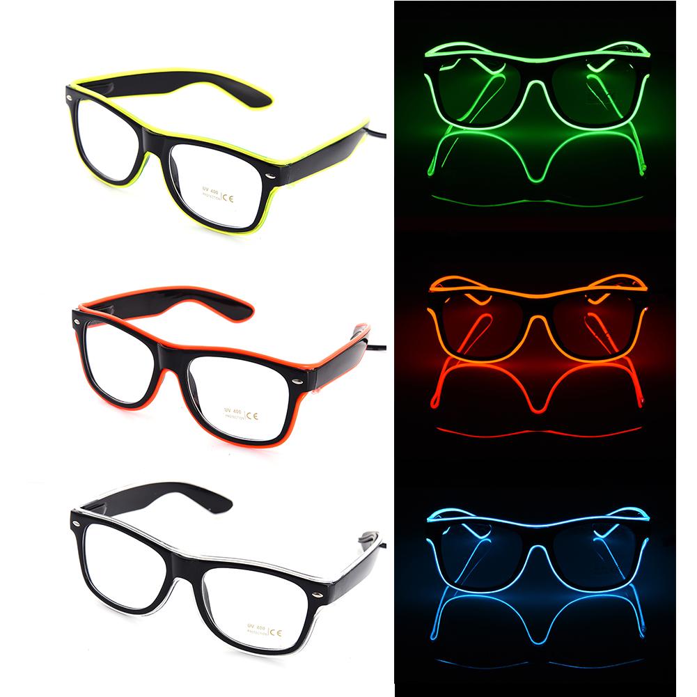 Buy Standard Styles Luminous Glasses LED Glasses Dance Decoration EL ...