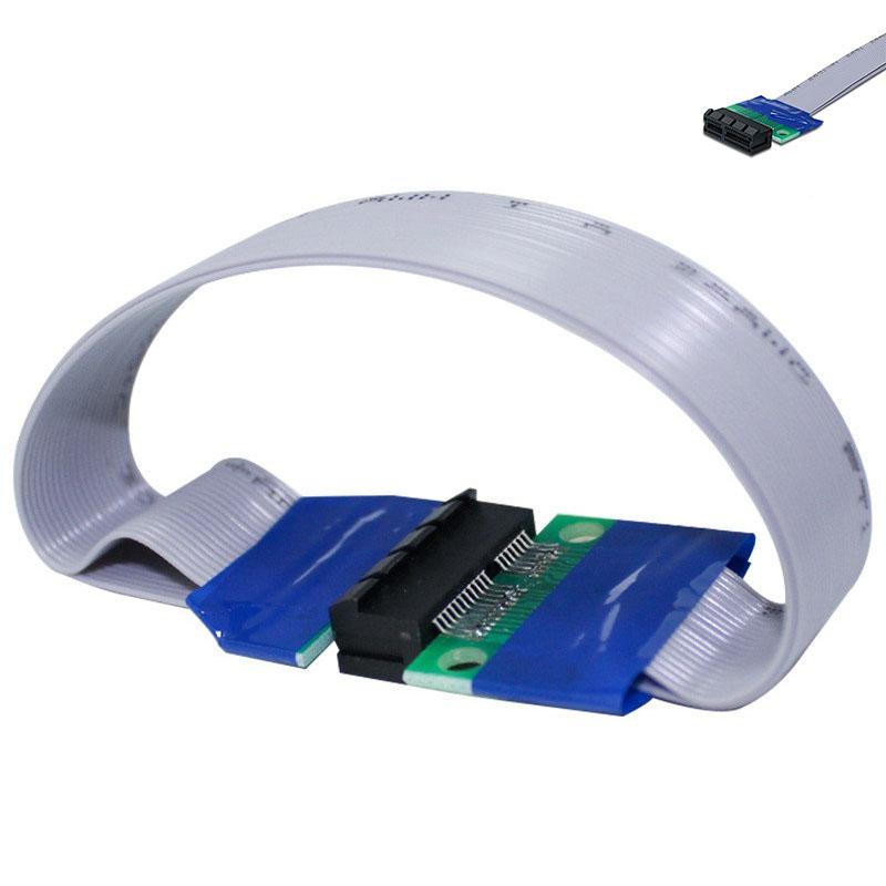 Buy PCI PCI-E 1X Riser Card Slot Extender Express Flex Extension ...