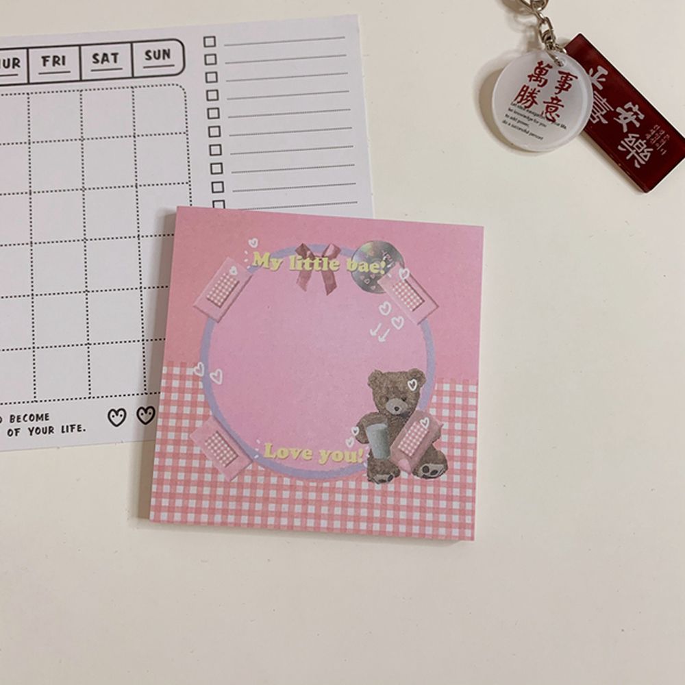 Buy Office Supply Stationery Retro Style for Student 50 Pages Memo Pad ...