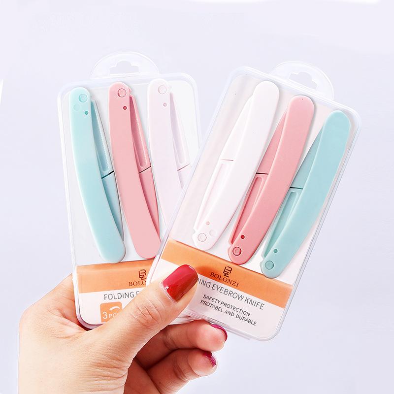 Cheap Safety Folding Eyebrow Trimmer, Eyebrow Scraper, Beginner Set ...