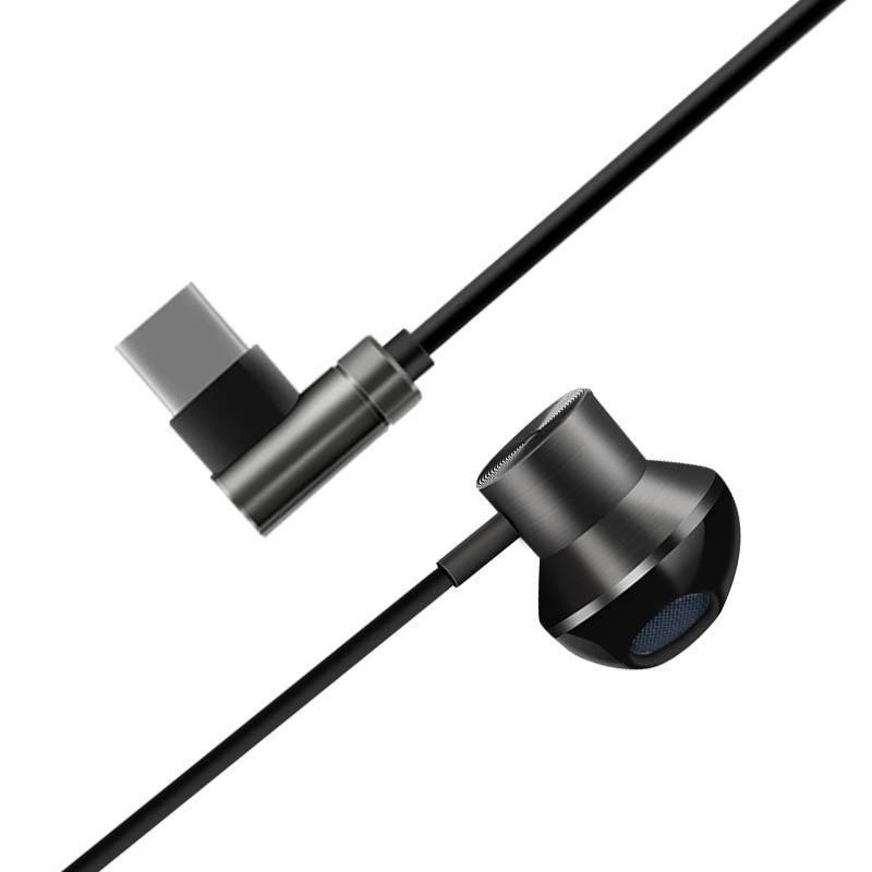 Buy L Shape Usb Type C Game Earphone Deep Bass Hifi Metal In-Ear ...