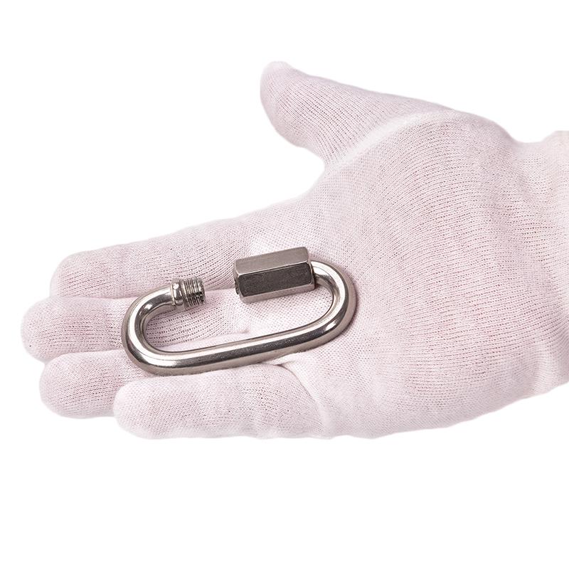 Stainless Steel Quick Connect Screw Lock Climbing Device Shackle Safety ...