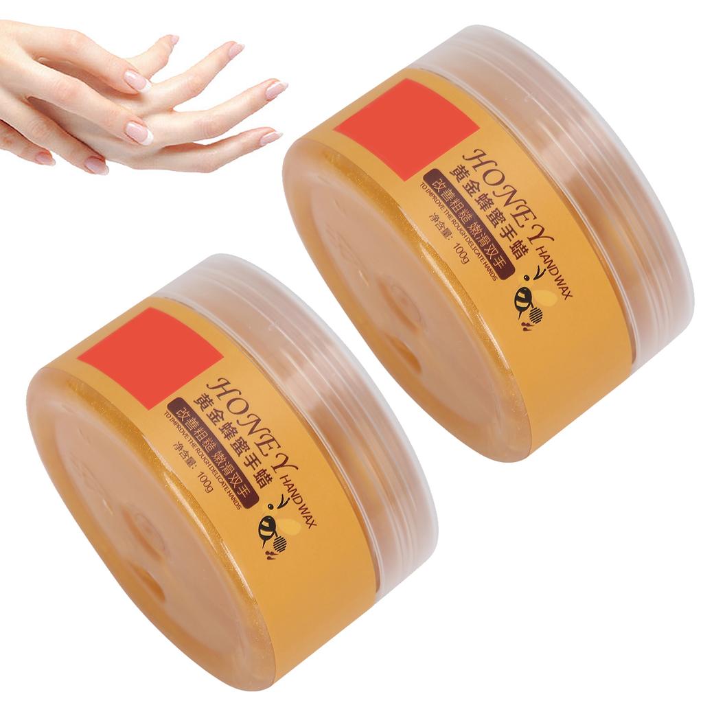 Buy 2pcs Honey Hand Wax Exfoliating Hand Mask Whitening Moisturizing ...