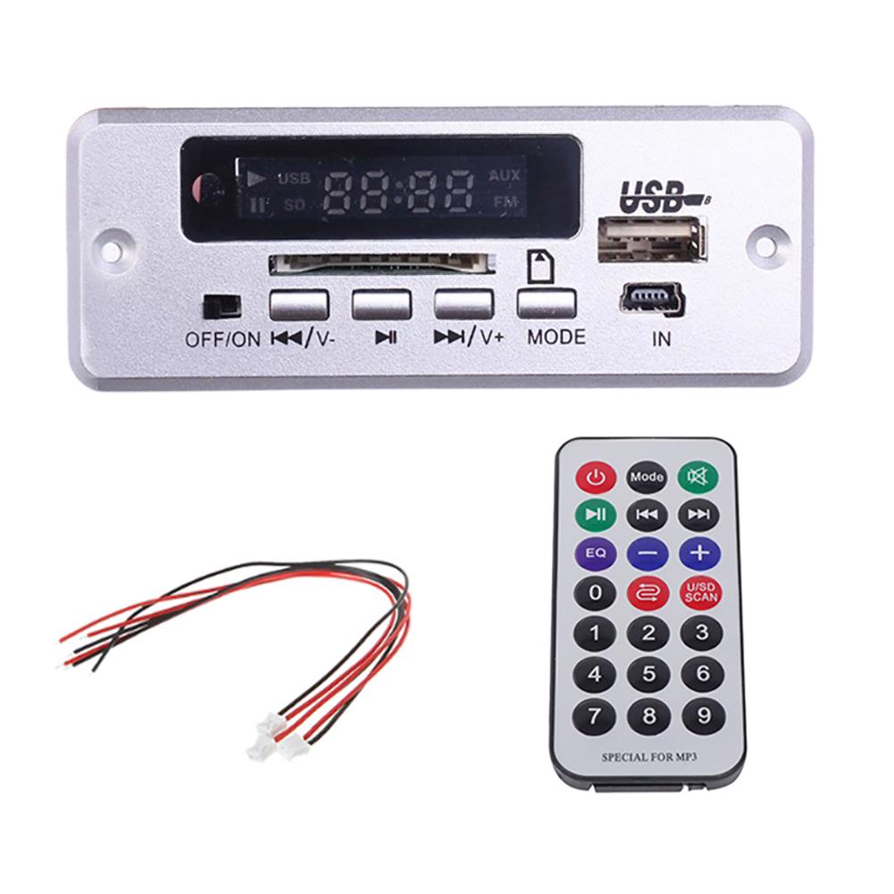 Buy MP3 Decoder Board U Bluetooth Car Disk TF Panel Module with Remote ...
