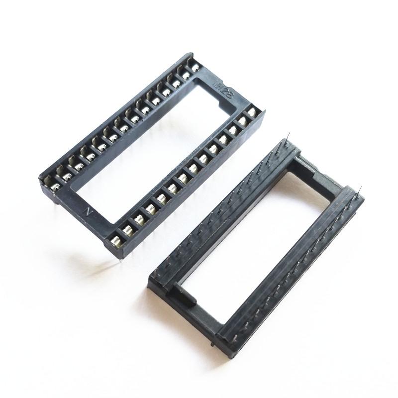Buy 20pcs IC Seat 6 8 14 16 20 24 28 32 40 Pin 2.54 mm PIN Pitch MCU ...