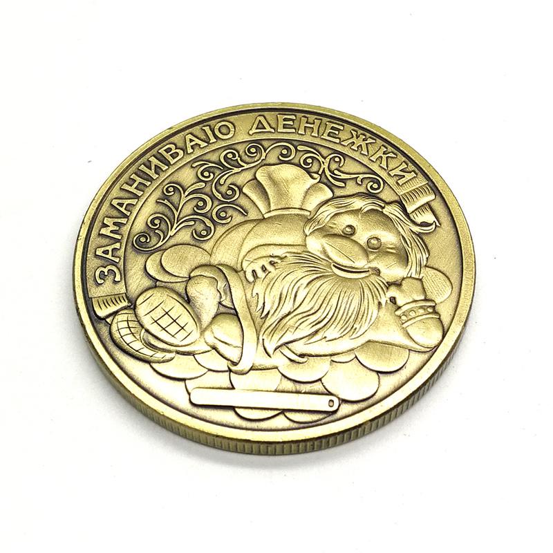 Buy Santa Claus Antique Bronze Commemorative Coin Favorite Lucky Coins ...