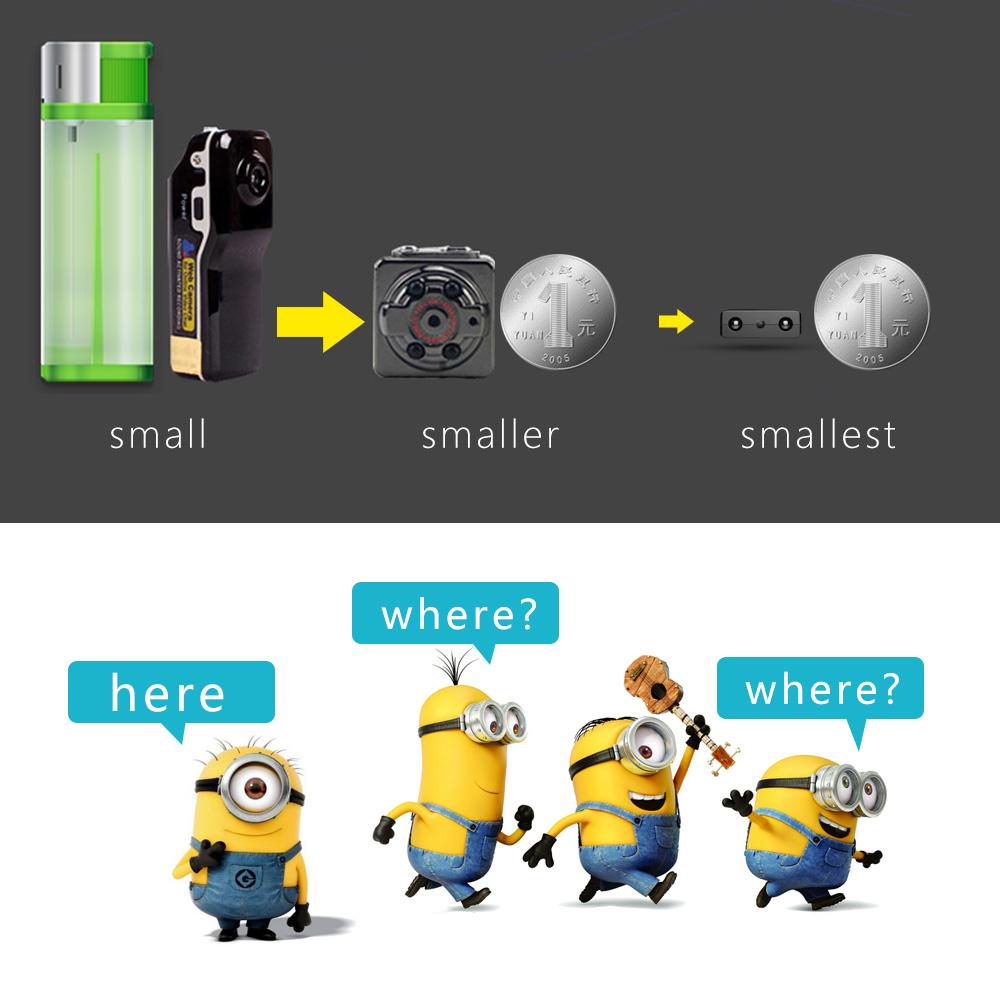 Buy Mini Camera XD IR-CUT Smallest Full 1080P Home Security Camcorder ...