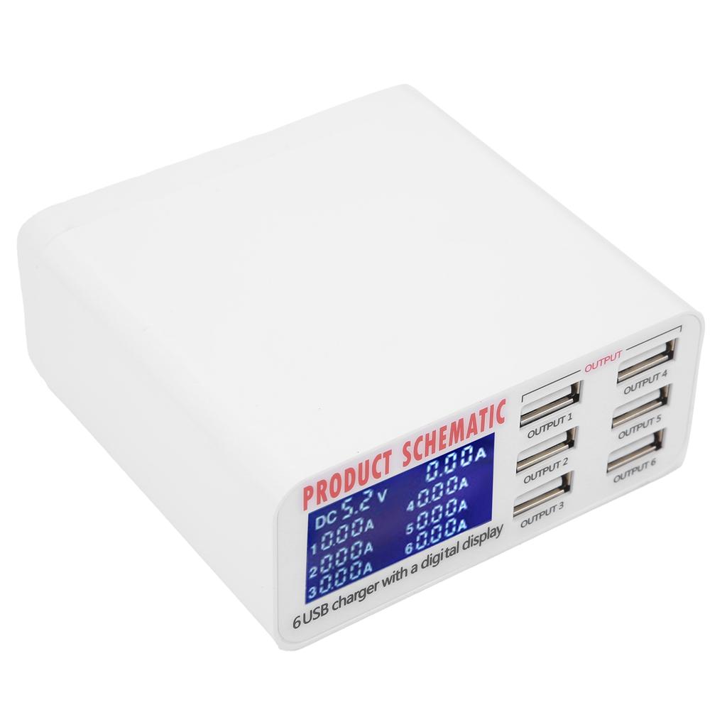 Buy USB Ports Charger Smart Charging Power Supply Adapter 40W EU Plug ...
