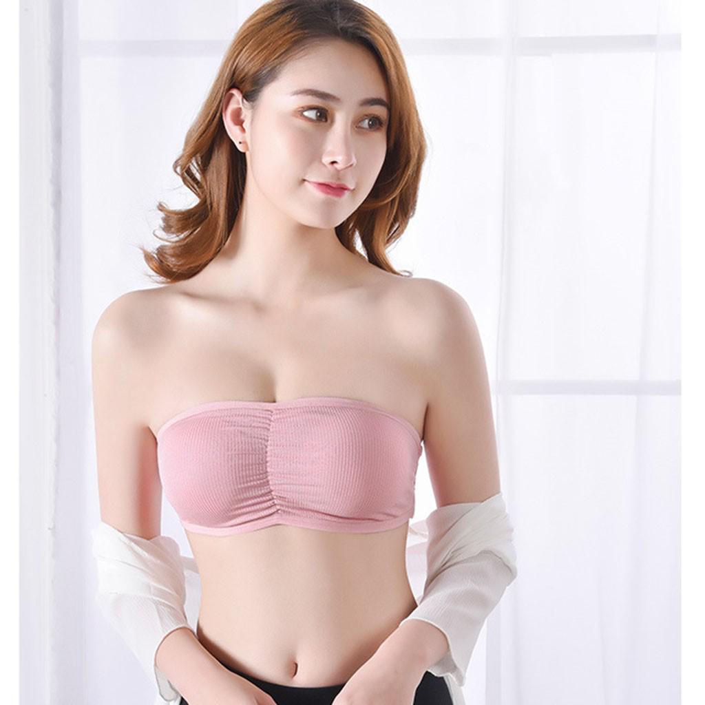Buy Intimate Underwear Women Ladies Sexy Strapless Seamless Bandeau Bra
