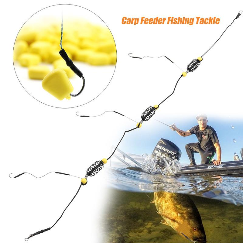 Carp Feeder Fishing Tackle Fishing Hooks Spring Lure Bait Inline ...