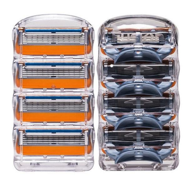 4pcs/lot 5 layer Men's Face shaving Razor Shaver Blades Sharpener uygun ...