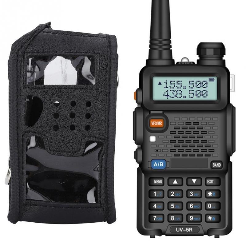 Buy Walkie Talkie Leather Case Cover for BAOFENG UV-5R UV-5RA Plus UV ...