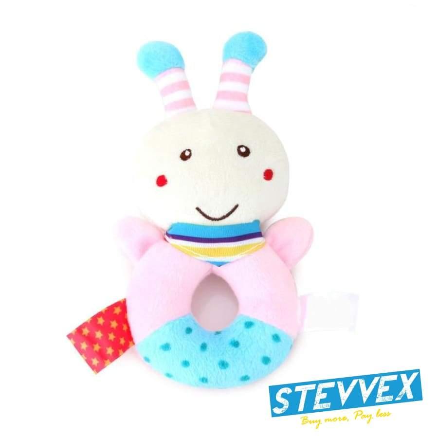 Buy Newborn Baby Toys 0-12 Months Cartoon Baby Plush Rattle Mobile Bell ...