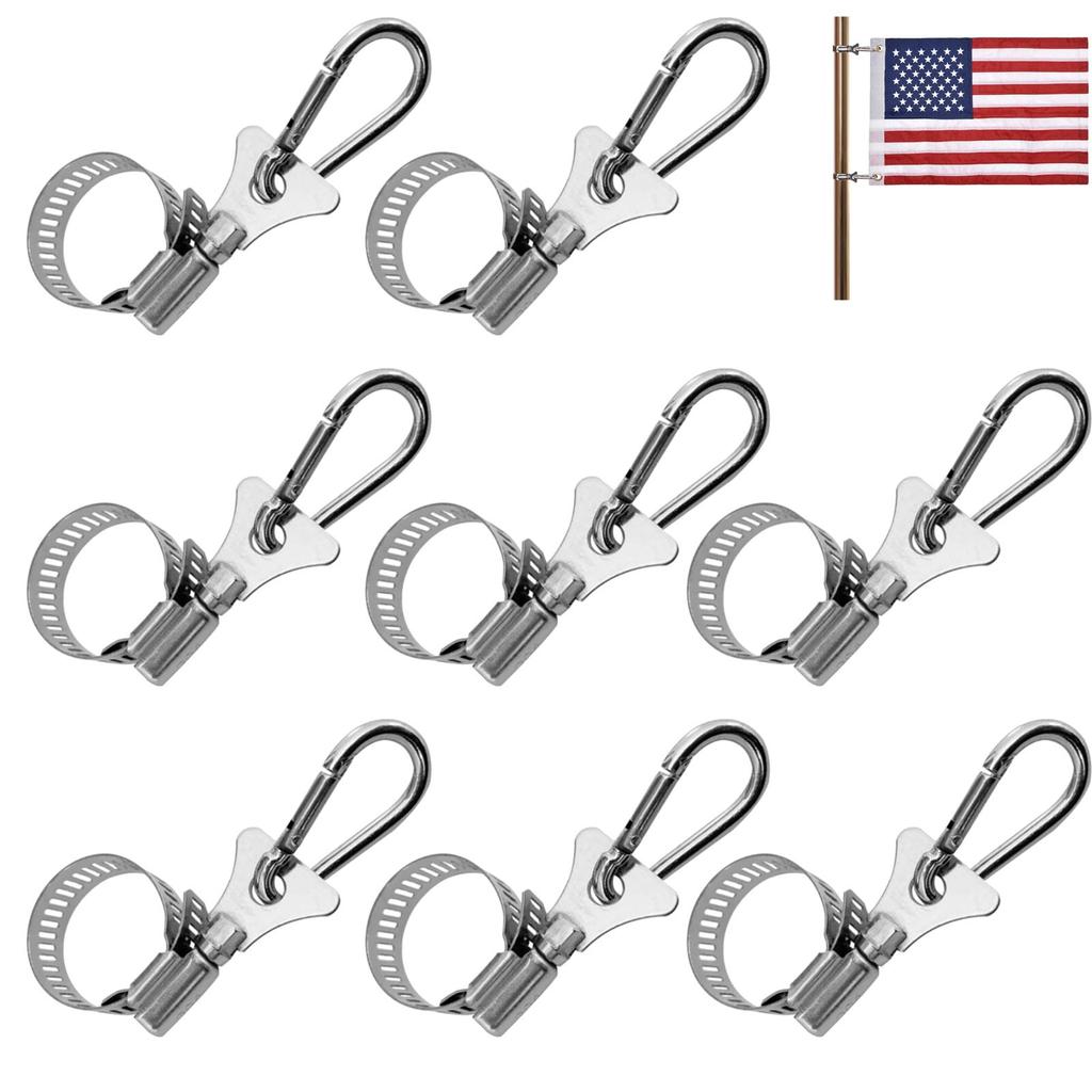Buy Brand New Boat Flag Pole Clips Clamp For Flag Poles at affordable ...