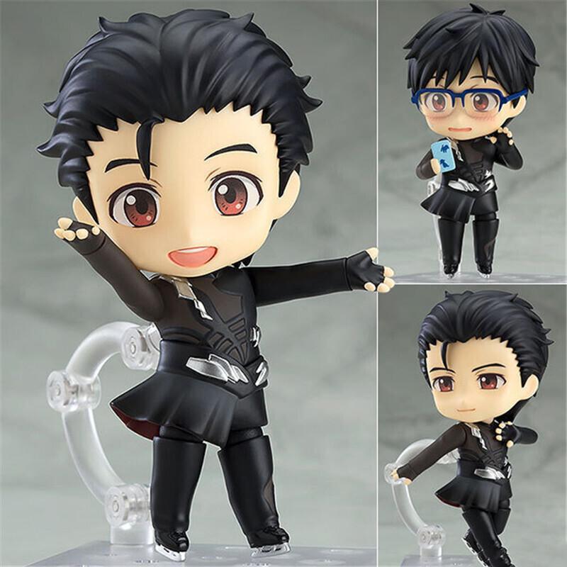 Buy 10cm YURI On ICE New Katsuki Yuri Anime Cartoon Action Figure PVC ...
