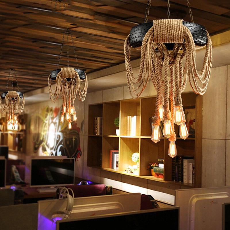 Rope Nautical Pendant Light