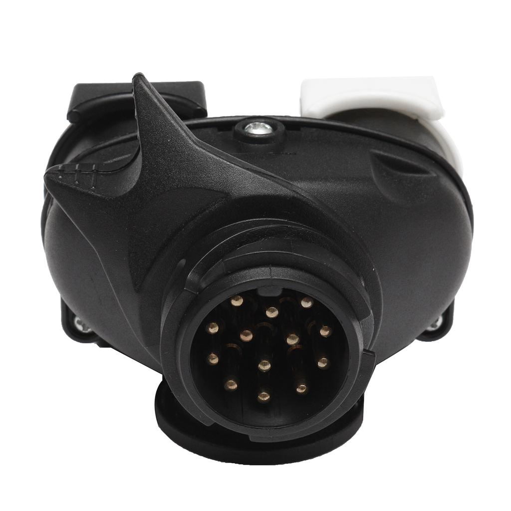 Buy 13-Pin Car To 2X 7-Pin 12N+12S Caravan Towing Plug Socket Adapter ...