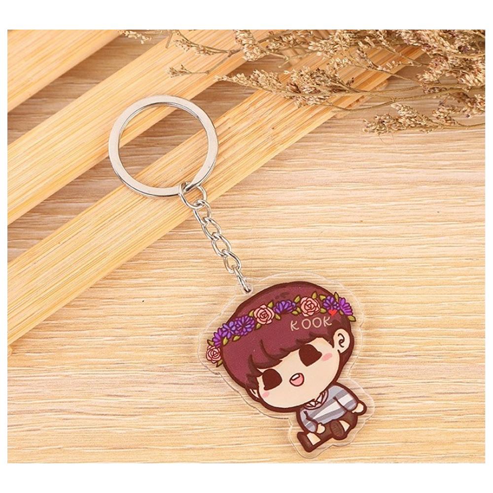 Cheap BTS Acrylic Character Key Holder | Joom