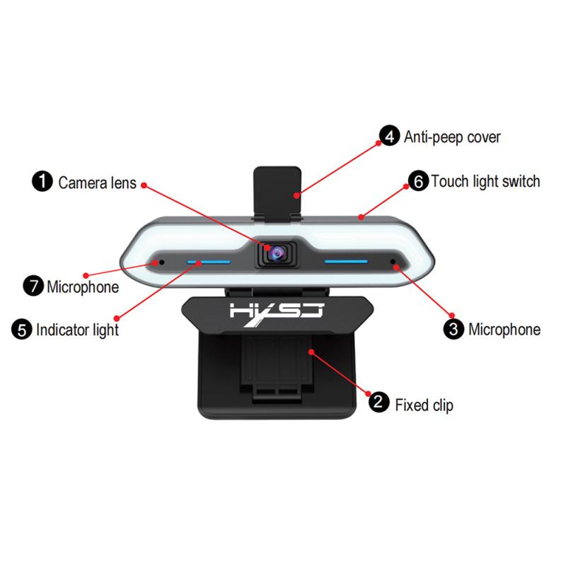 Satın alın HXSJ K60 1080p Auto Focus 60fps Hd Camera Built-in Digital ...