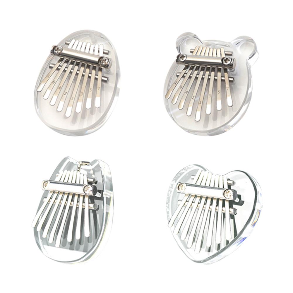 Cheap 8 Keys Mini Kalimba Portable Crystal Thumb Piano Exquisite Finger ...