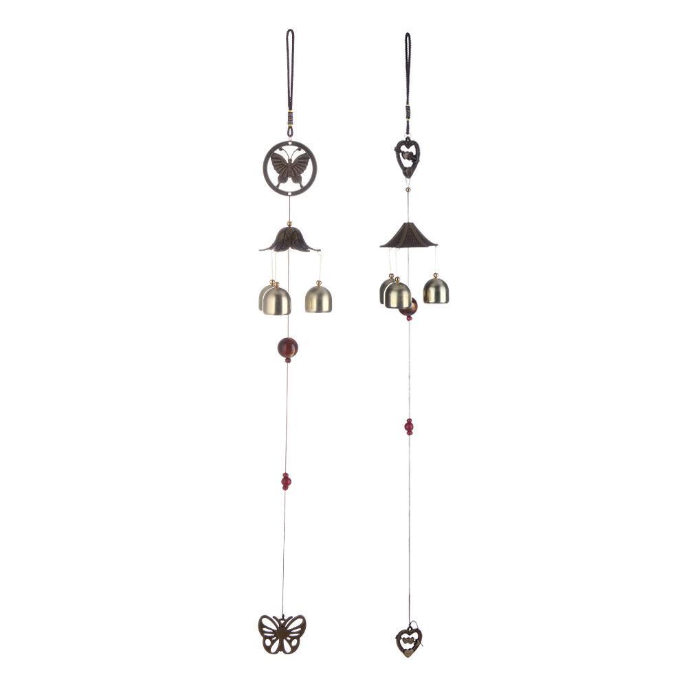 Satın alın 3 Bells Copper Metal Handmade Wind Chimes Wind Bell Ornament ...
