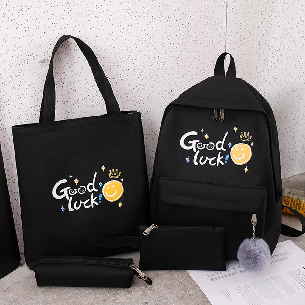 Buy Women College Wind Female Student Bags Cartoon Cute Printed ...