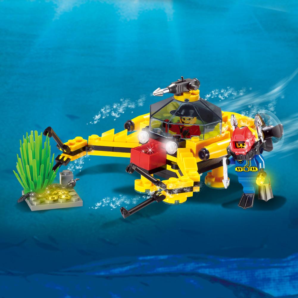 Buy Building Blocks Education Toys Models Building Toy Seabed Digging ...
