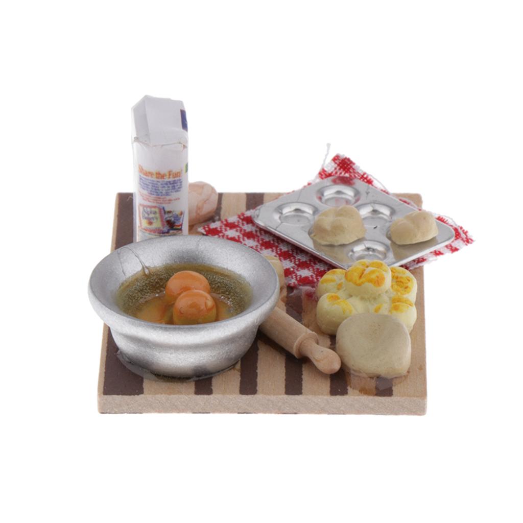 Art & Collectibles Tiny kitchen Miniatures food Fried egg Dollhouse ...