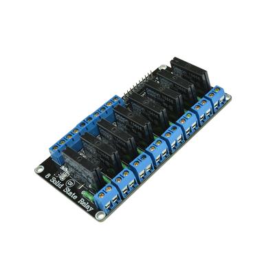 5V 8 Channel Solid State Relay Module Low Level Trigger SSR with Fuse ...