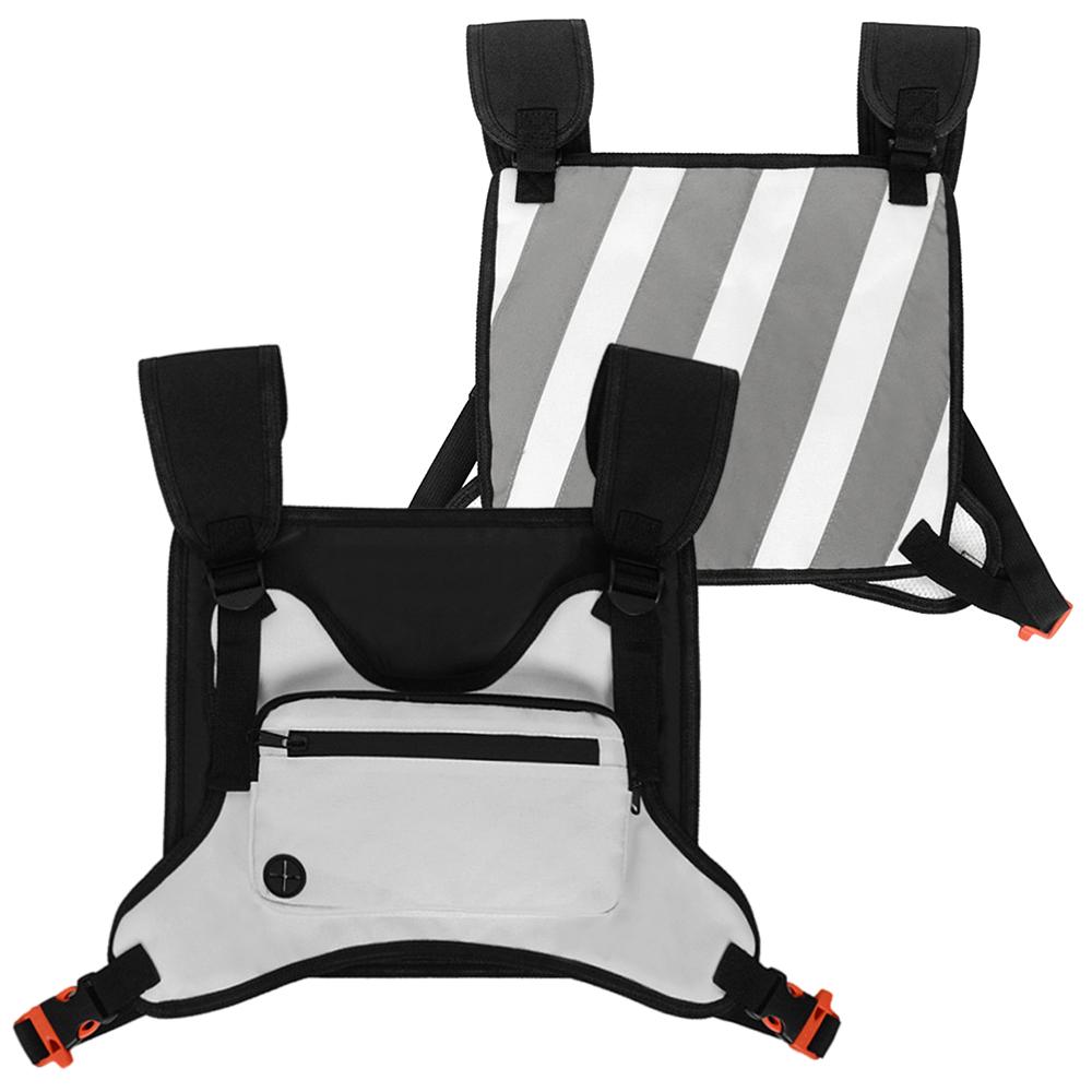 Multifunctional Chest Bag with Wide Reflective Strips Outdoor Backpack ...