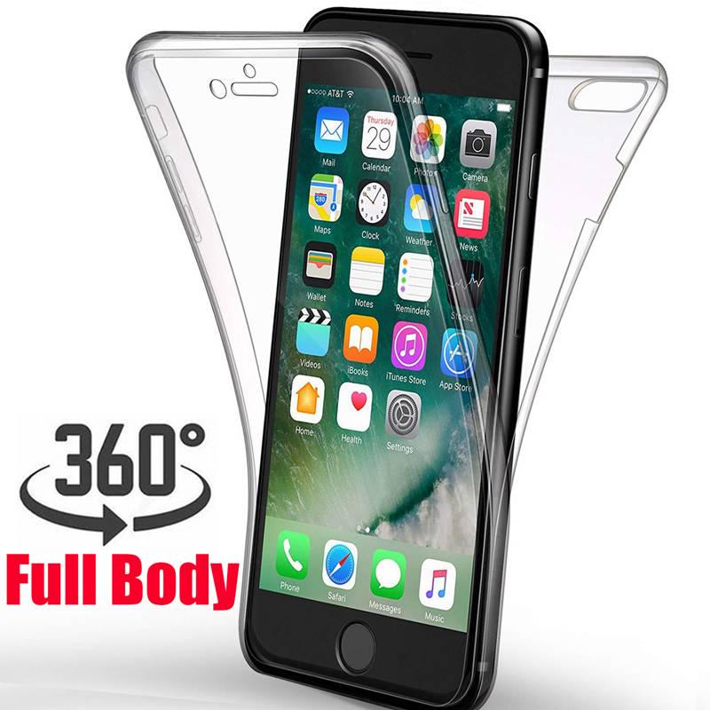360 Degree Ultra-thin Full Body Protection Cover iPhone 6 6S 7 Plus 8 ...